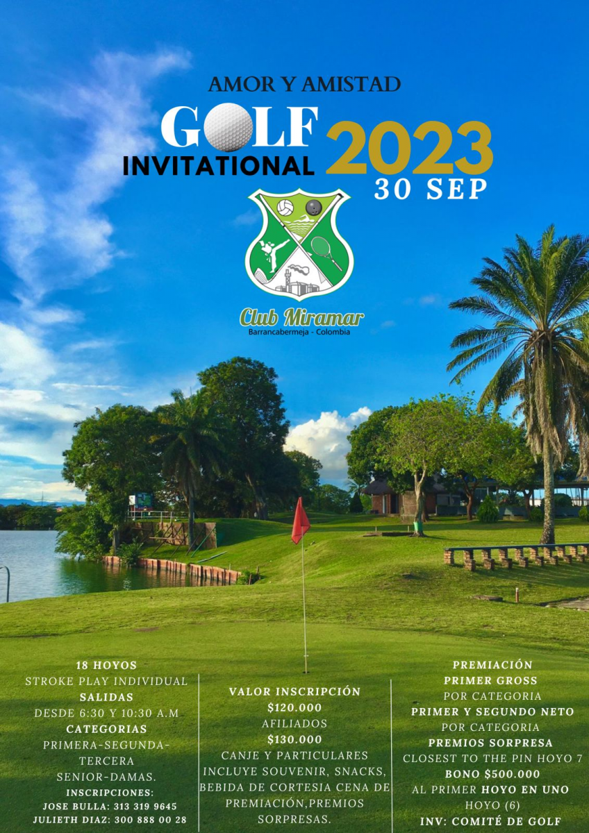 Torneo de Golf de Amor y Amistad 2023 | ::: Club Miramar ...